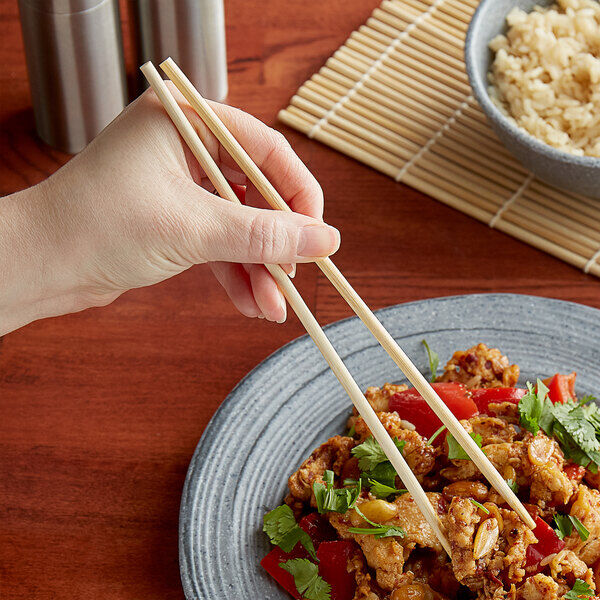 Wg Disposable Compostable Natural Bamboo Twin Chopsticks Stick For ...