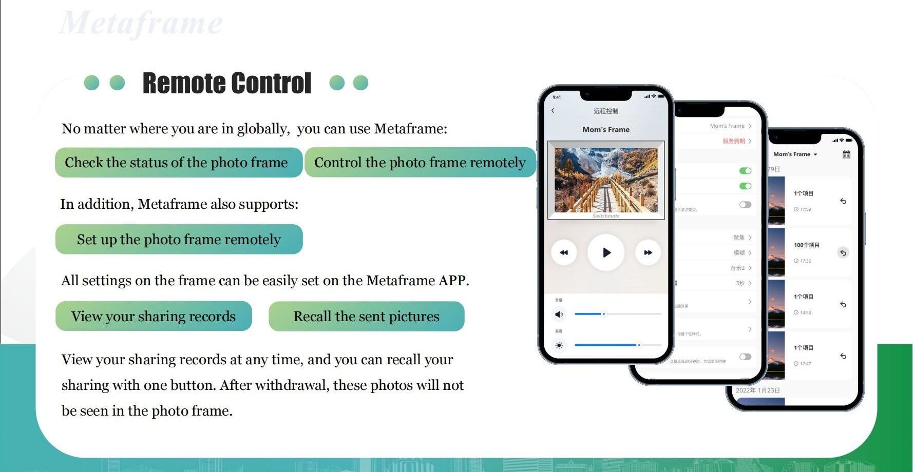 Factory Oem Digital Photo Frame Ram 1gb 32gb Memory Wifi 10 Inch Touch ...