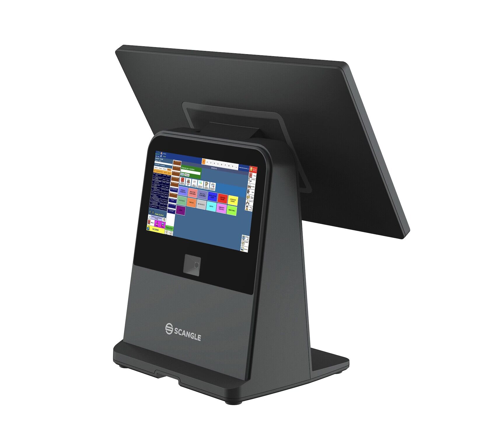 Scangle Windows Pos System 14.1 Inch Cash Register Built-in 80mm ...