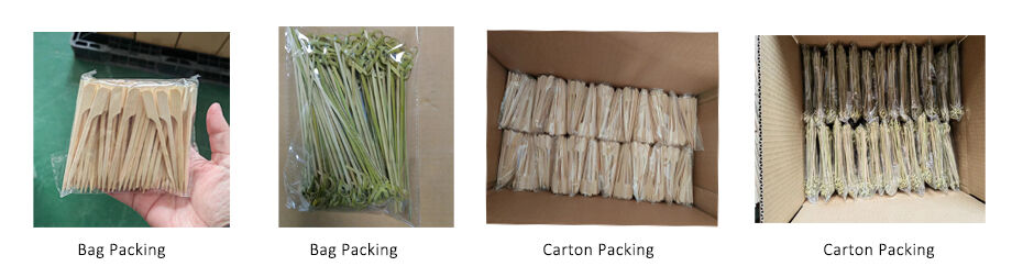 Various Of Size Green Bamboo Paddle Skewer Bamboo Gun Shape Skewer ...