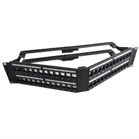 48 Ports Unshielded Folding Blank Patch Panel, Blank Utp Patch Panel ...