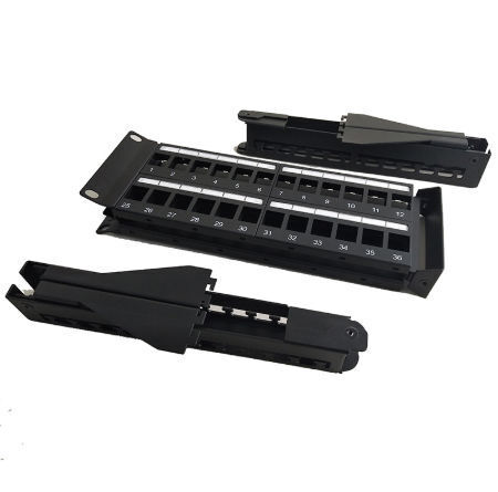 48 Ports Unshielded Folding Blank Patch Panel, Blank Utp Patch Panel ...