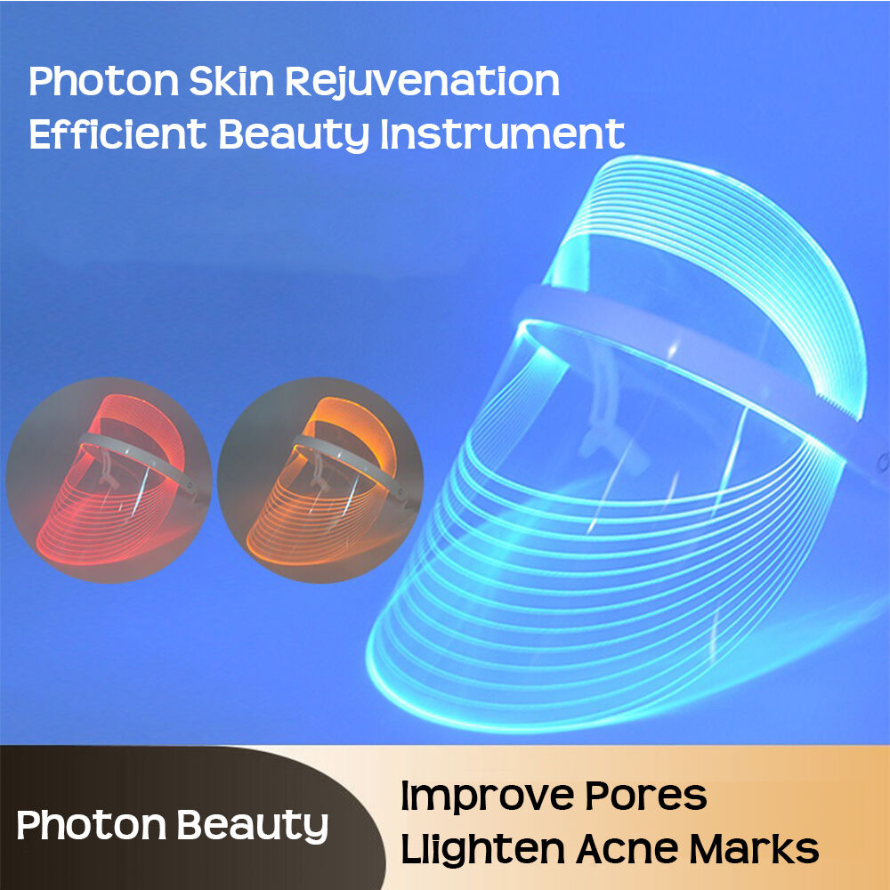 Facial Photon Mask Therapy Pdt 3 Colors Led Facial Thrapy Face Skin ...