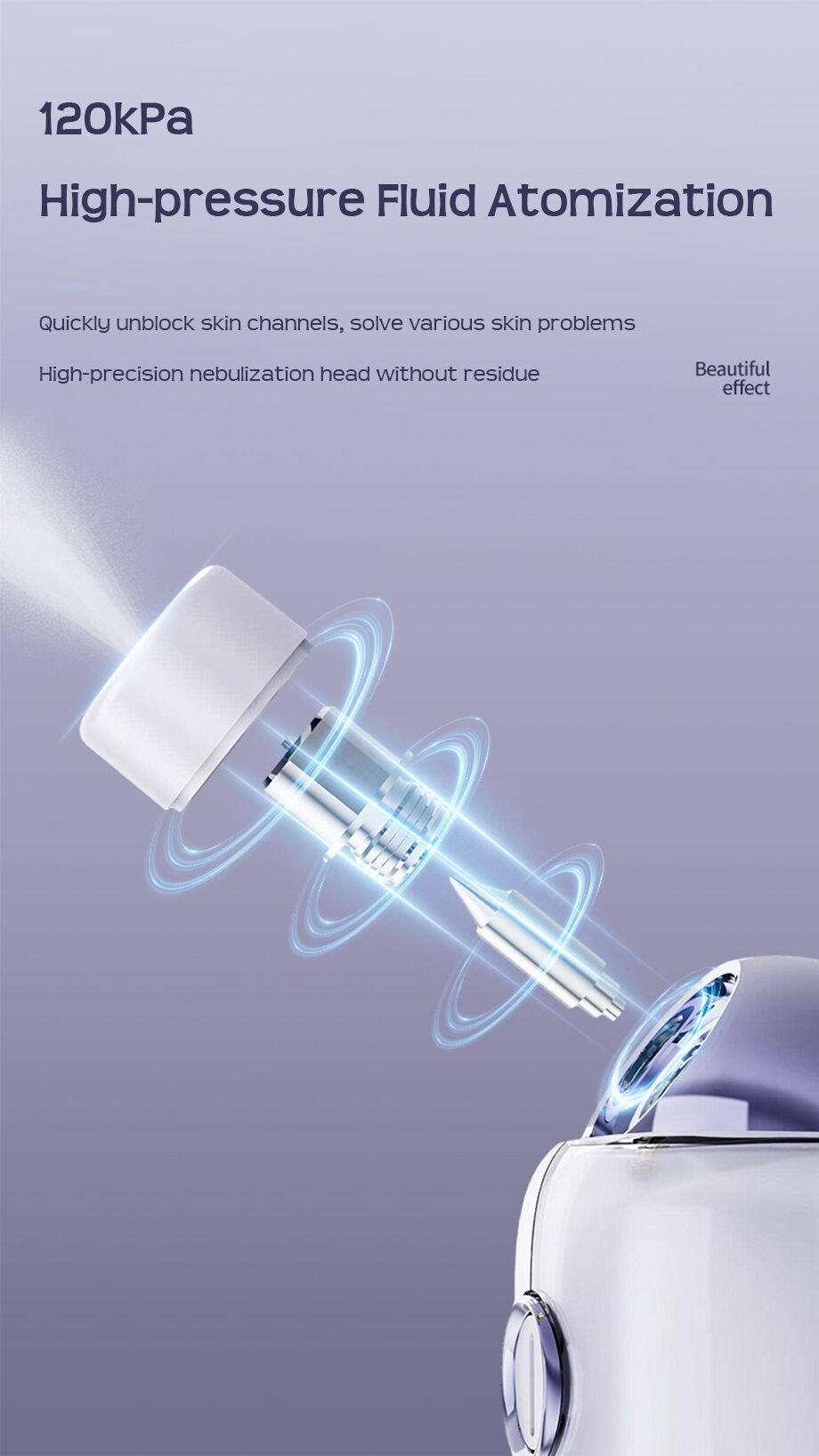 Ultrasonic Mini Portable Atomization Facial Air Purifier Diffuser ...