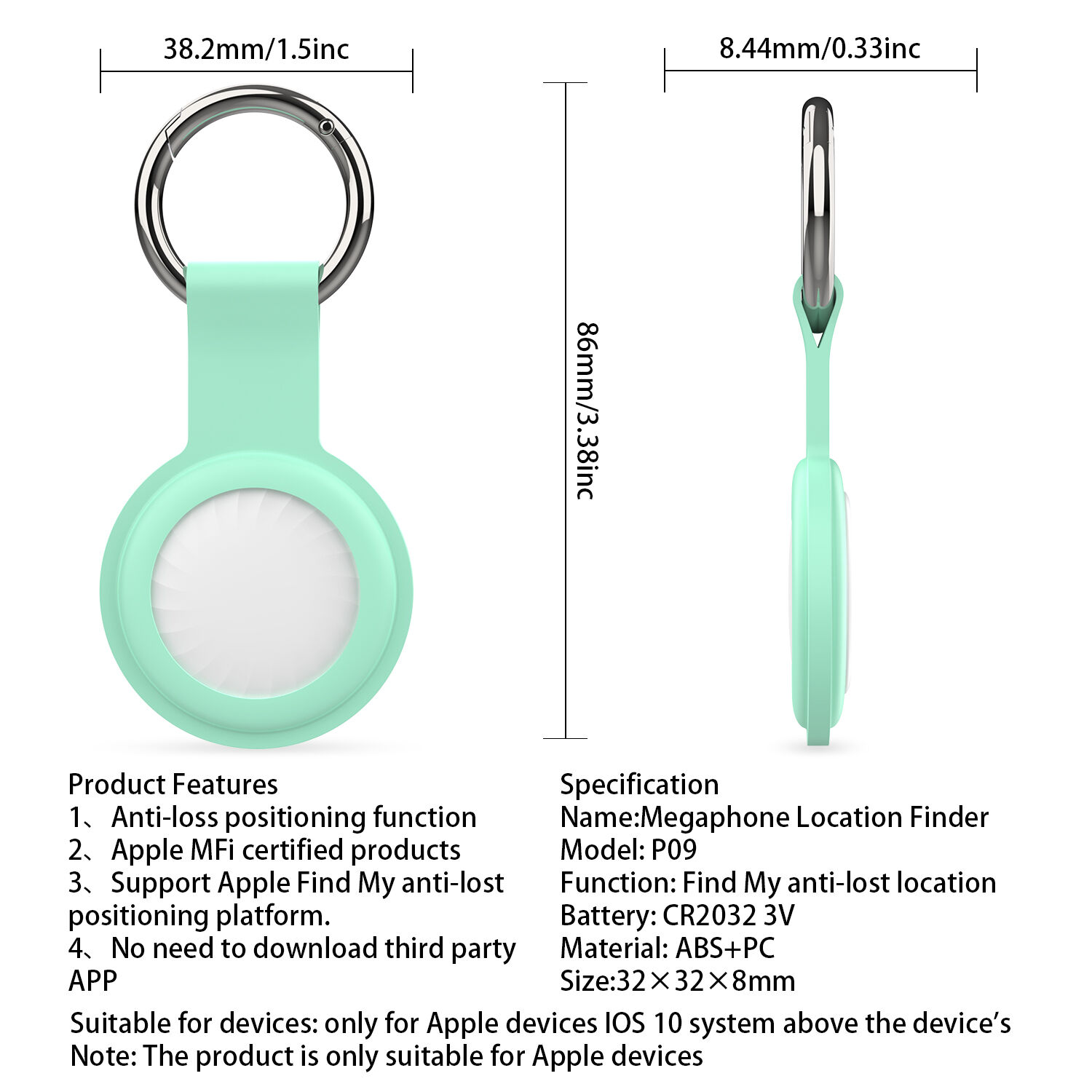 Bulk Buy China Wholesale Apple Mfi Certified Gps Anti-lost Tracker ...