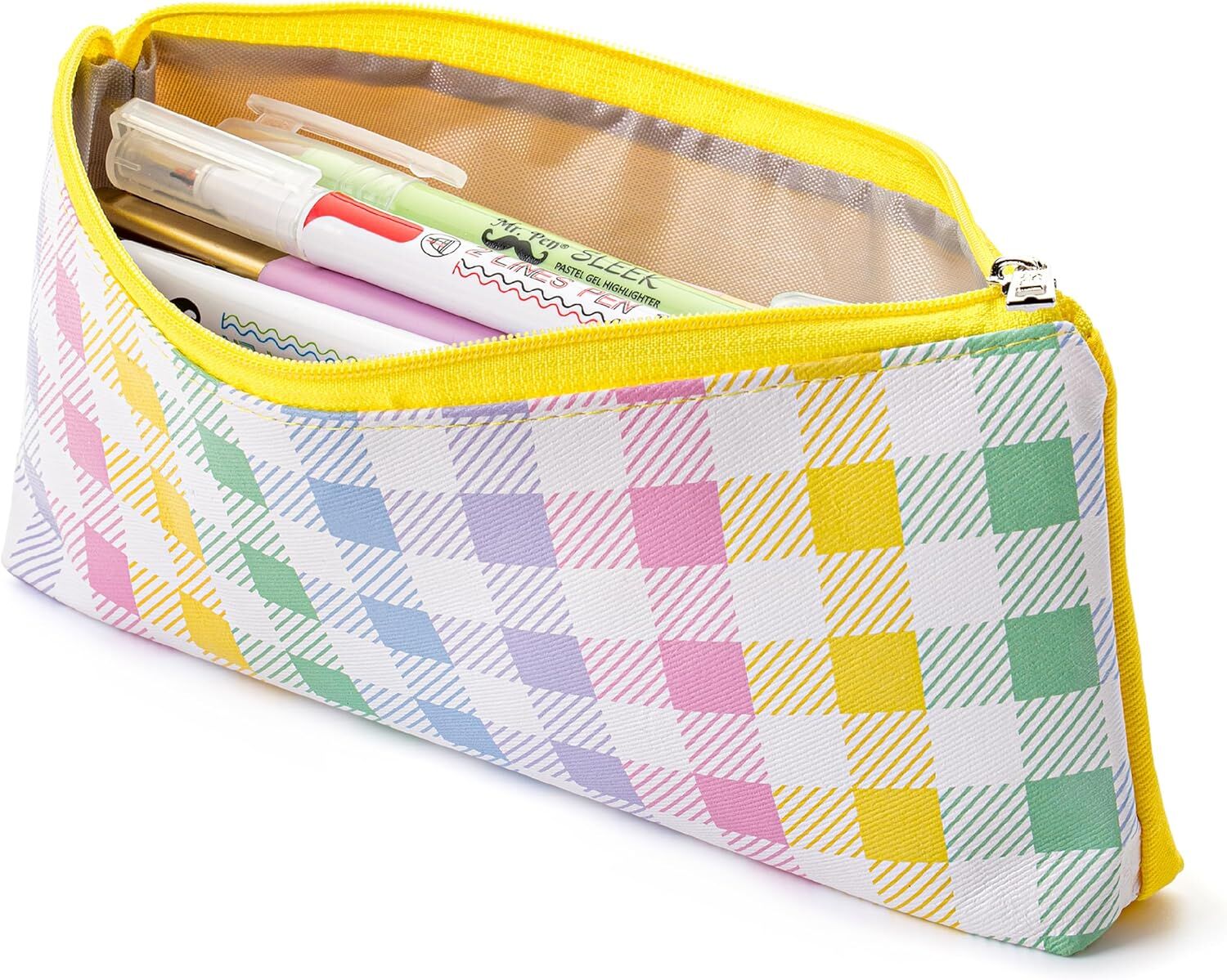 Wholesale Colorful Houndstooth Design Sense Pencil Case For School And ...