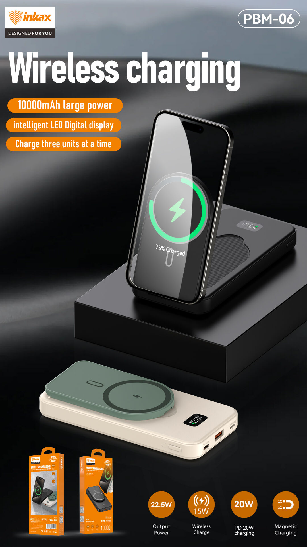 Factory Direct High Quality China Wholesale Inkax 15w Power Bank ...