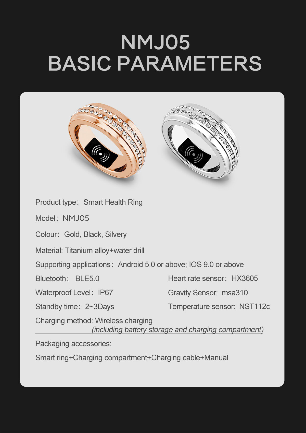 2024 Private Model Ip68 Heart Rate Blood Pressure Oxygen Sleep Body ...