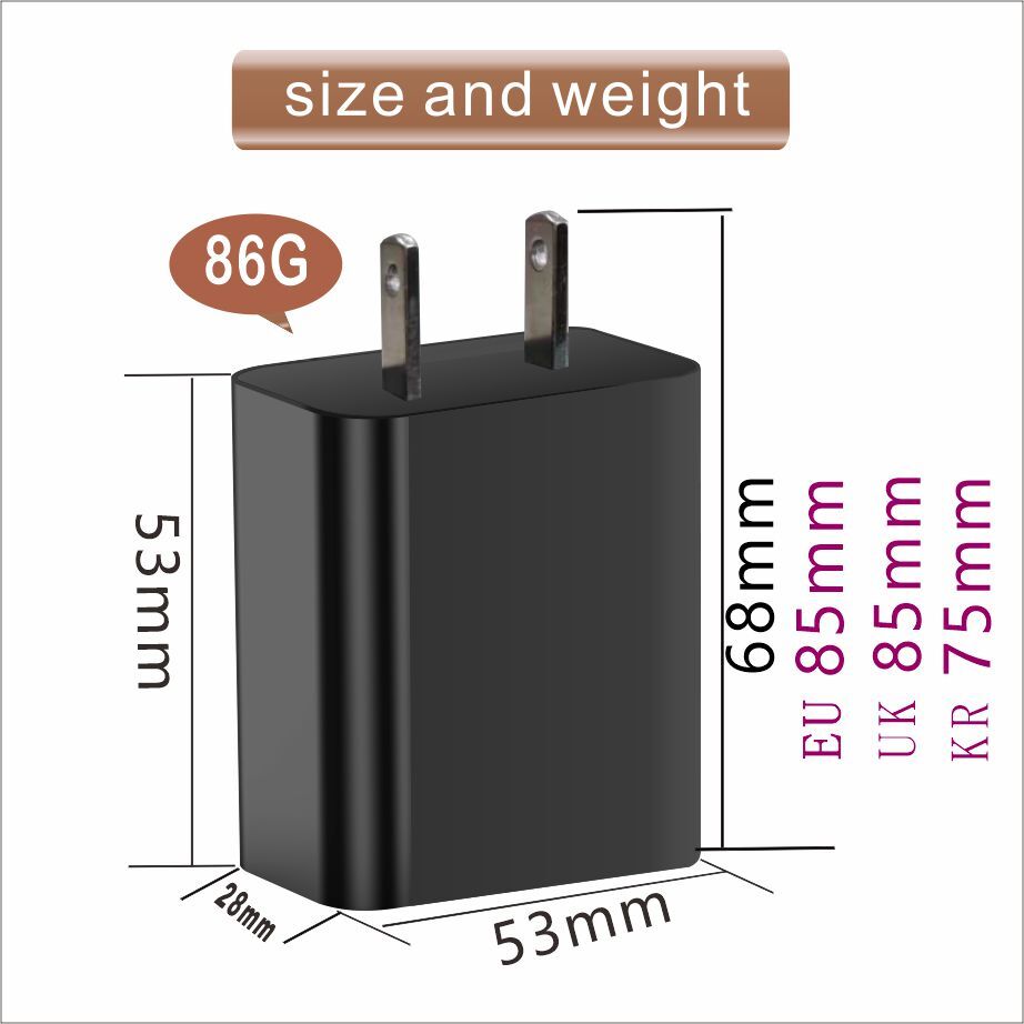 Zs011 45w Gan Mobile Phone Charger Pd Fast Charger Walll Charger 1usb-a ...
