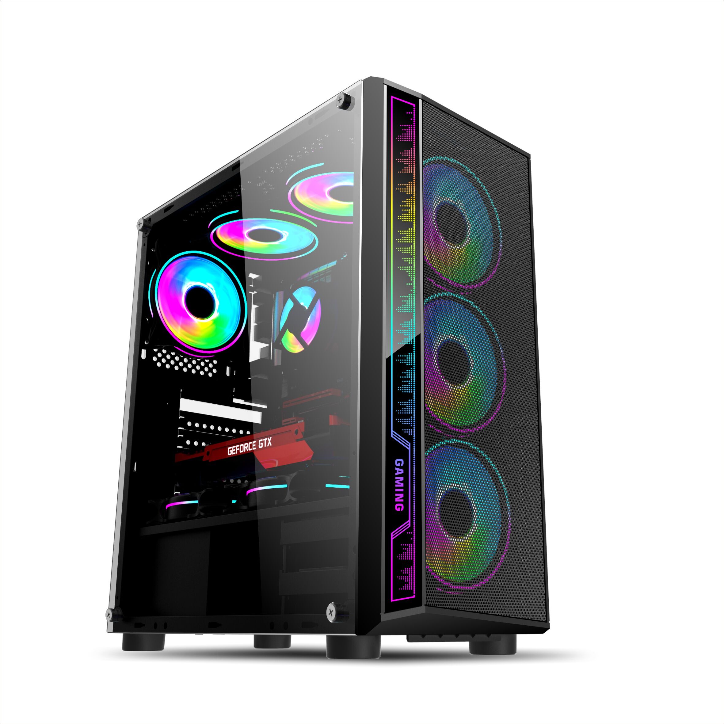 Wholesale Luxury Tempered Glass Atx Computer Case Tablet Pc Gaming Case ...