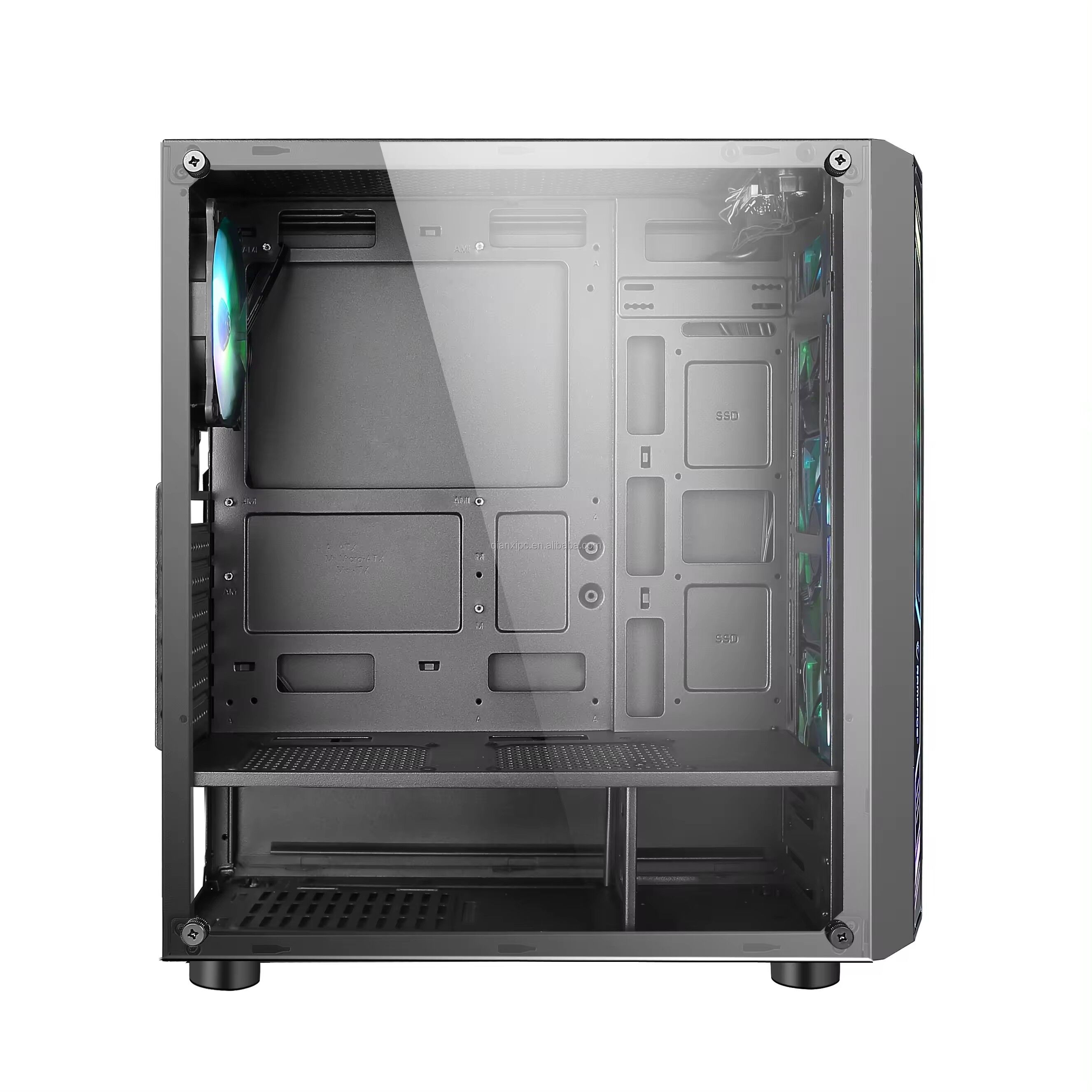 Wholesale Luxury Tempered Glass Atx Computer Case Tablet Pc Gaming Case ...