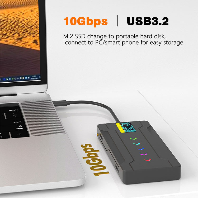 Oem Rtl 9210b Ssd 10gbps Ssd Hard Drives Enclosure Cnc Aluminum Nvme ...