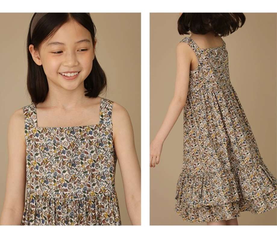 Buy China Wholesale Girls Cotton Floral Dress, Blossom Dress, Flower ...