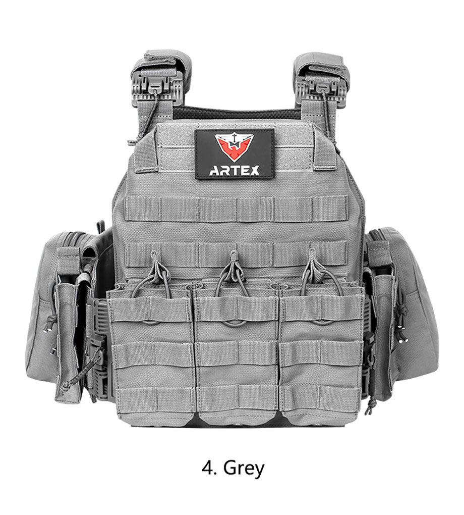 Artex 1000d Fabric Quick Releaseable 6094 Tactical Vest With Triple Magazine Pouch Hunting Vest ...