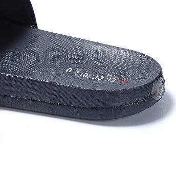 Men's Sport Slides Custom Logo Soft Pu Midsole Adjustable Upper Sandals ...