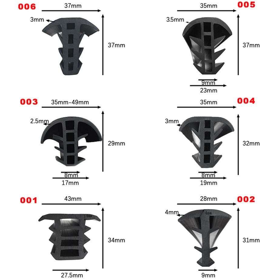 H Shape Cold Room Chiller Refrigerator Rubber Door Outer Weatherstrip ...