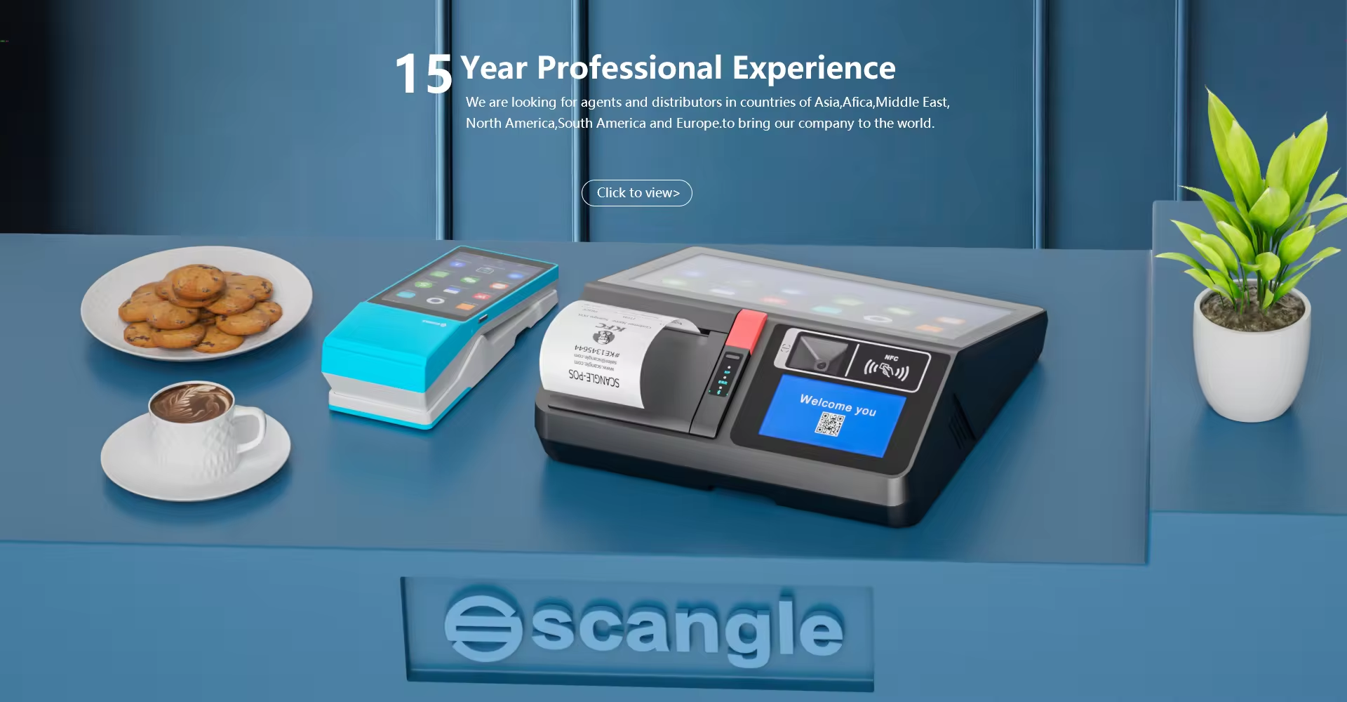 Scangle Sp02 Android Pos Machine Handheld Pos For Online Orders ...
