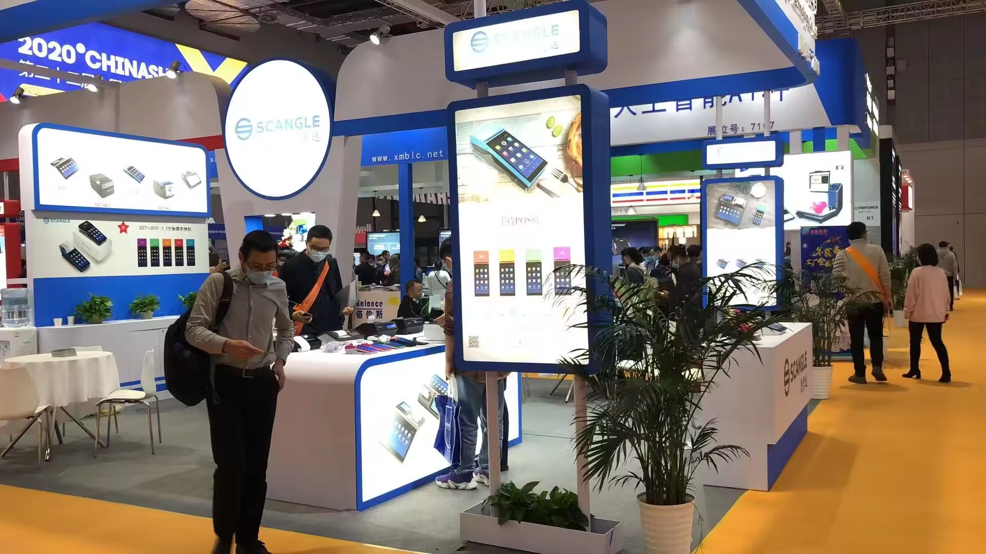 Scangle Sp02 Android Pos Machine Handheld Pos For Online Orders ...