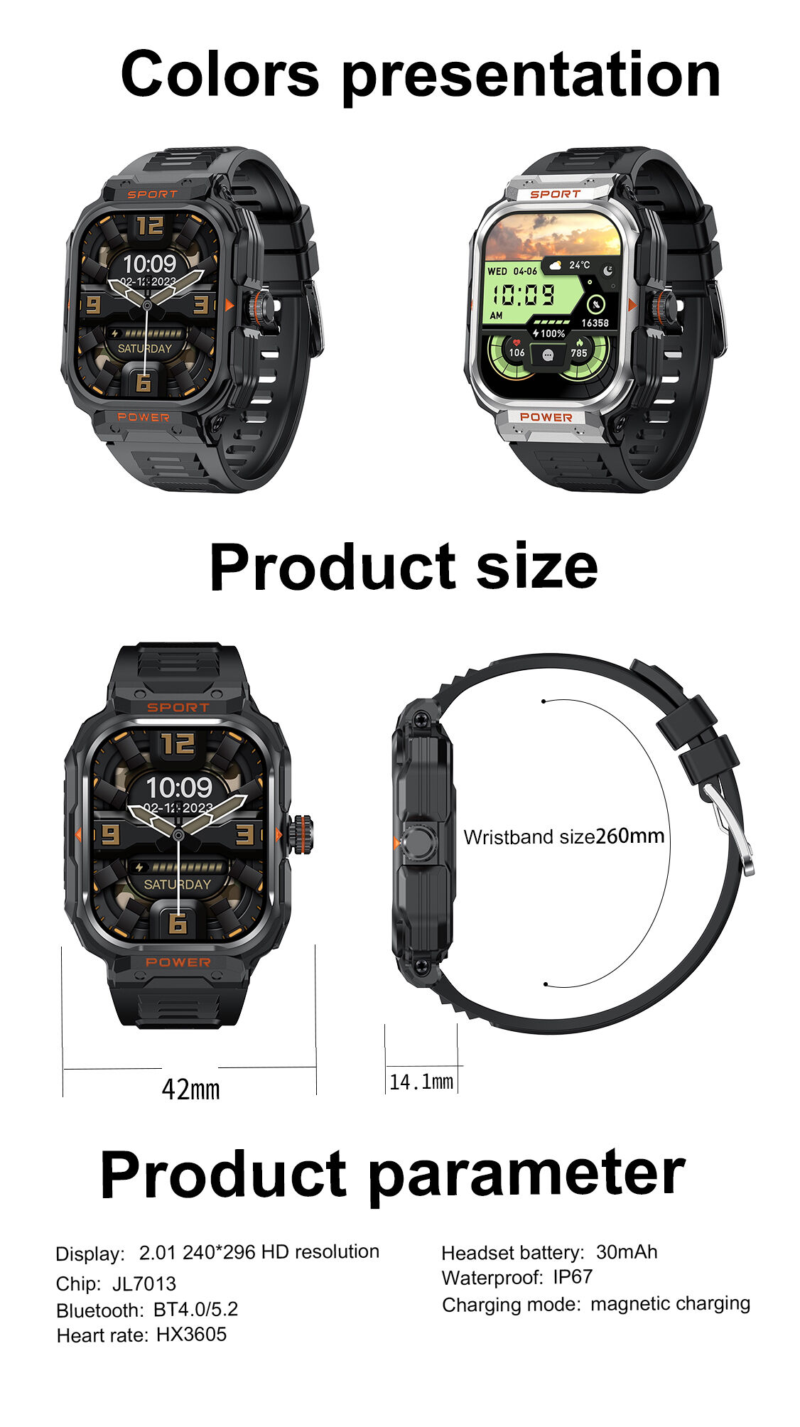 New Creative Smartwatch Bracelet Fitness Tracker Reloj Inteligente ...
