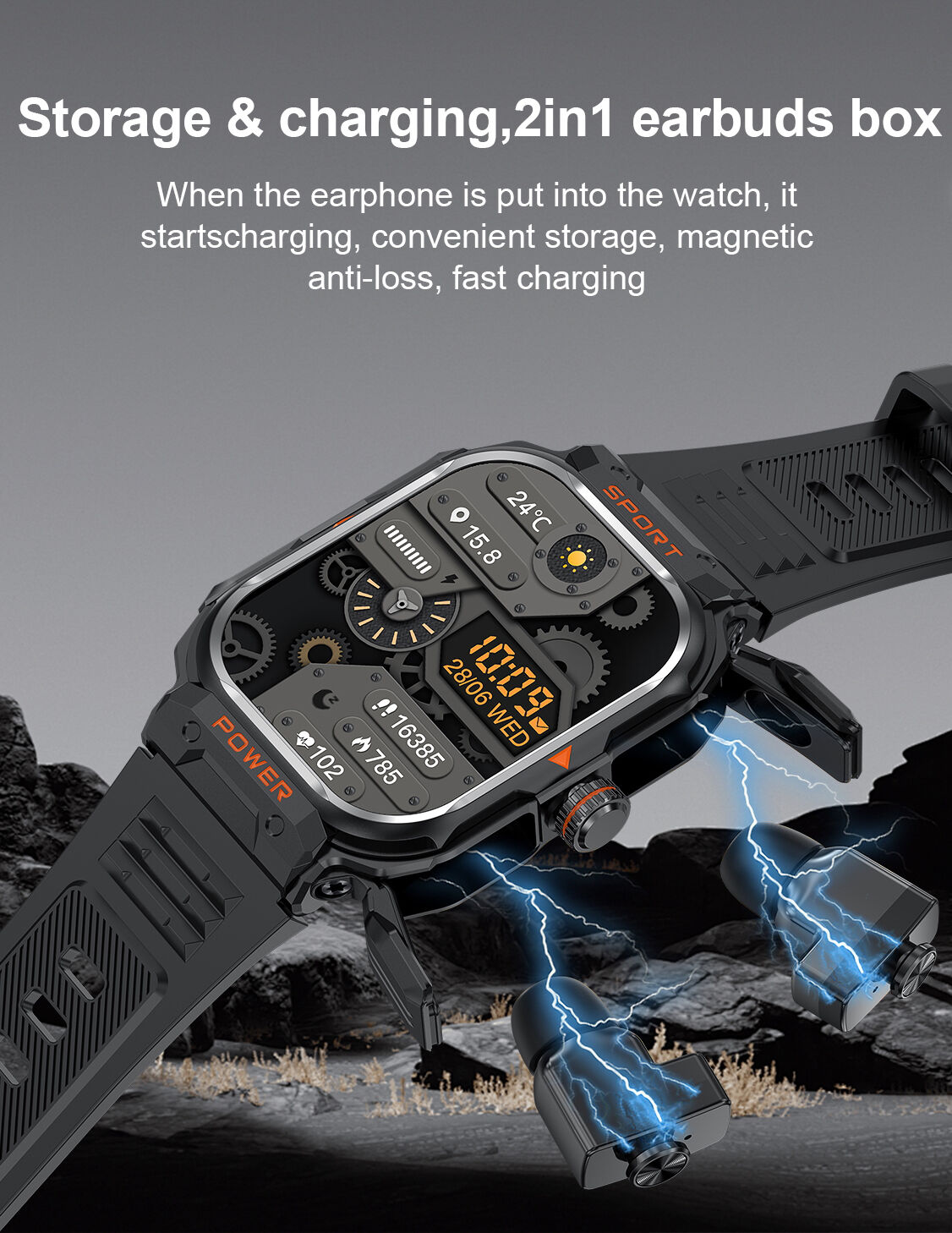 New Creative Smartwatch Bracelet Fitness Tracker Reloj Inteligente ...