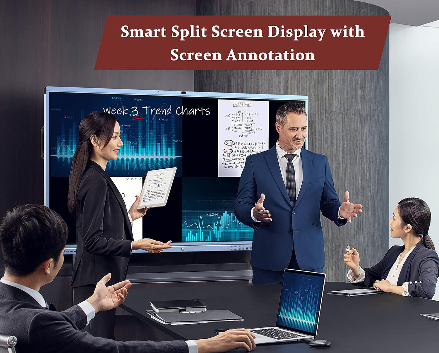 Buy China Wholesale Eiboard 75/120 Inch Uhd Large Screen Selectable ...