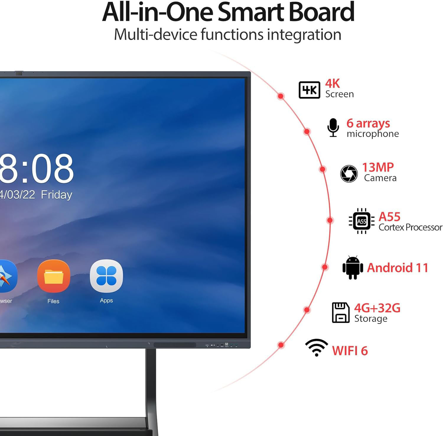 75inch Multi-size Customized All-in-one Electronic Interactive Smart ...
