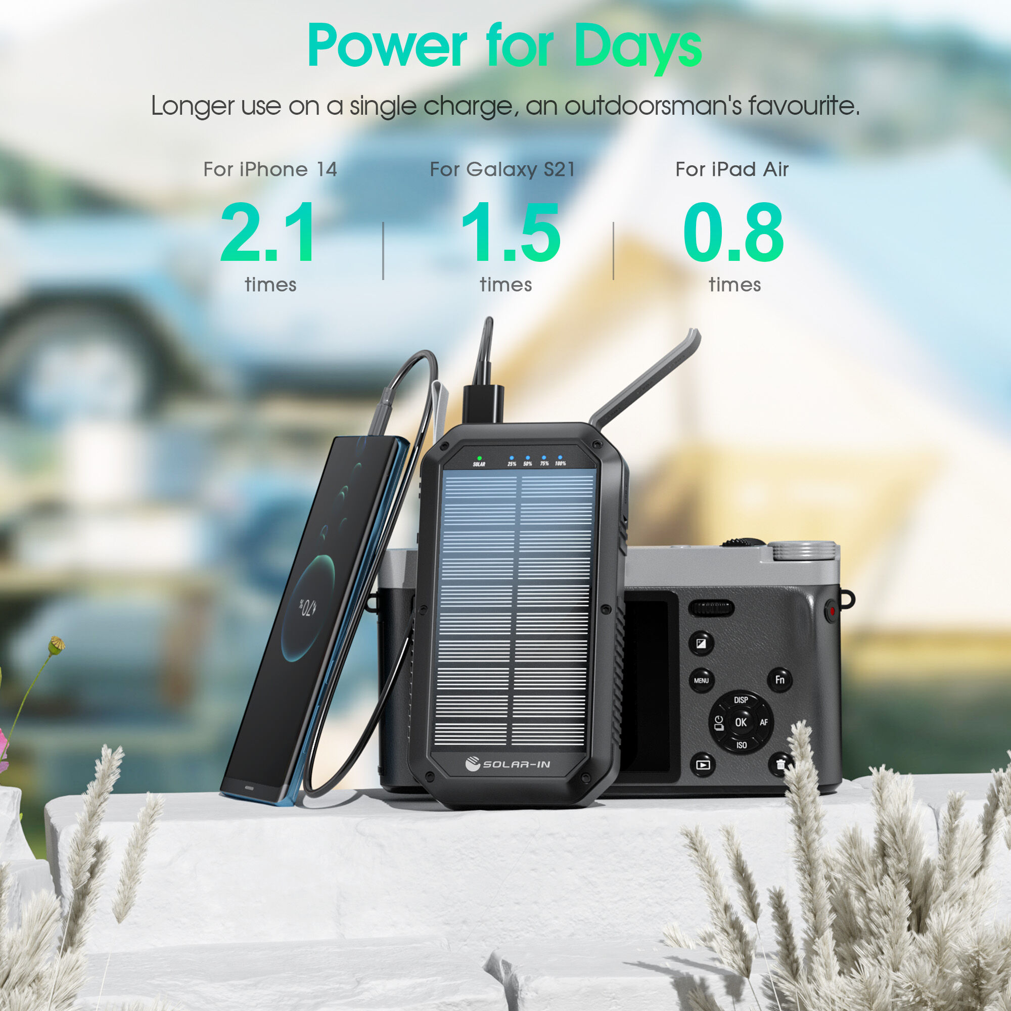 Solar-in Brand Creative 2024 Oem Logo 10000mah Portable Wireless ...