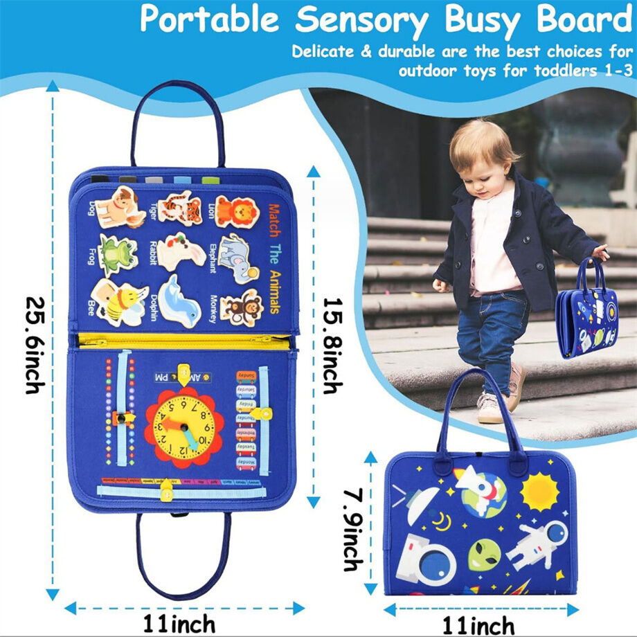Busy Board Diy Kids Toddler Training Essential Eary Educational ...
