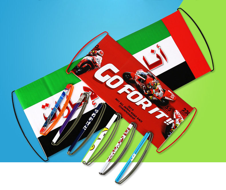 Buy China Wholesale Reusable Handheld Rolling Banner Pocket Custom Flag ...