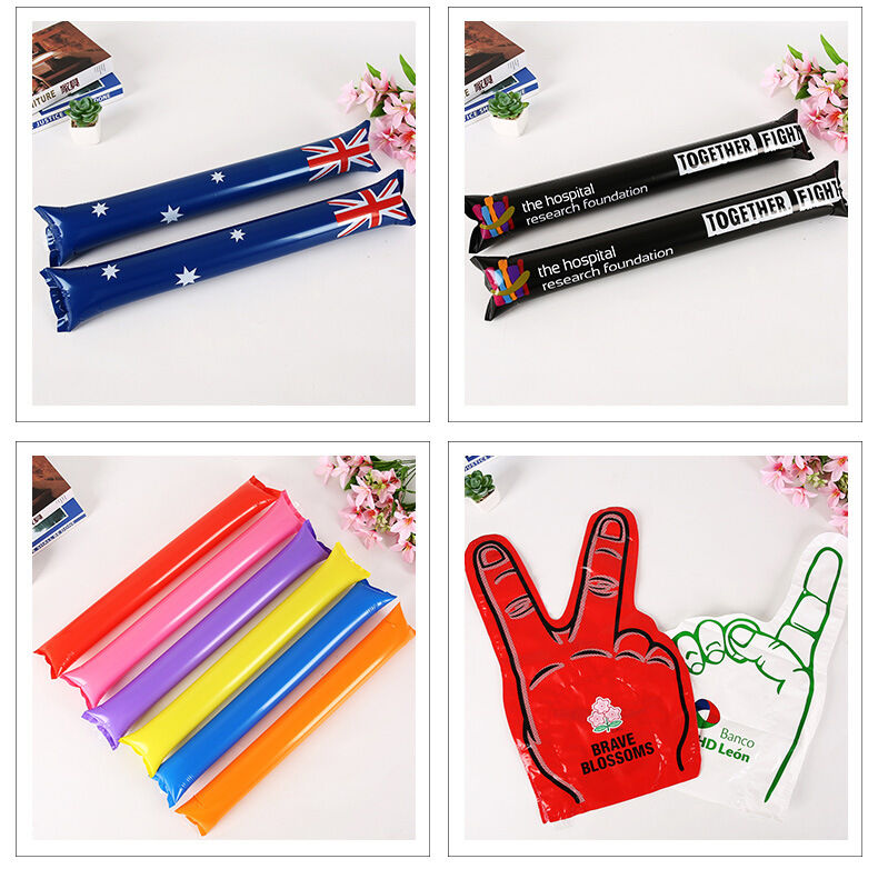 Wholesale Custom Cheer Sticks Inflatable Balloons Noisemaker ...