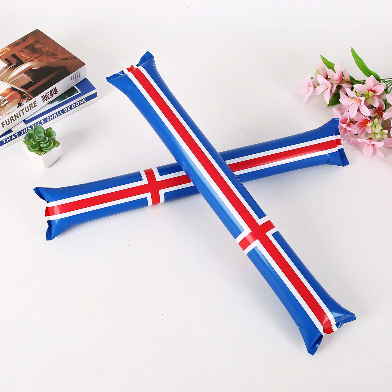 Wholesale Custom Cheer Sticks Inflatable Balloons Noisemaker ...