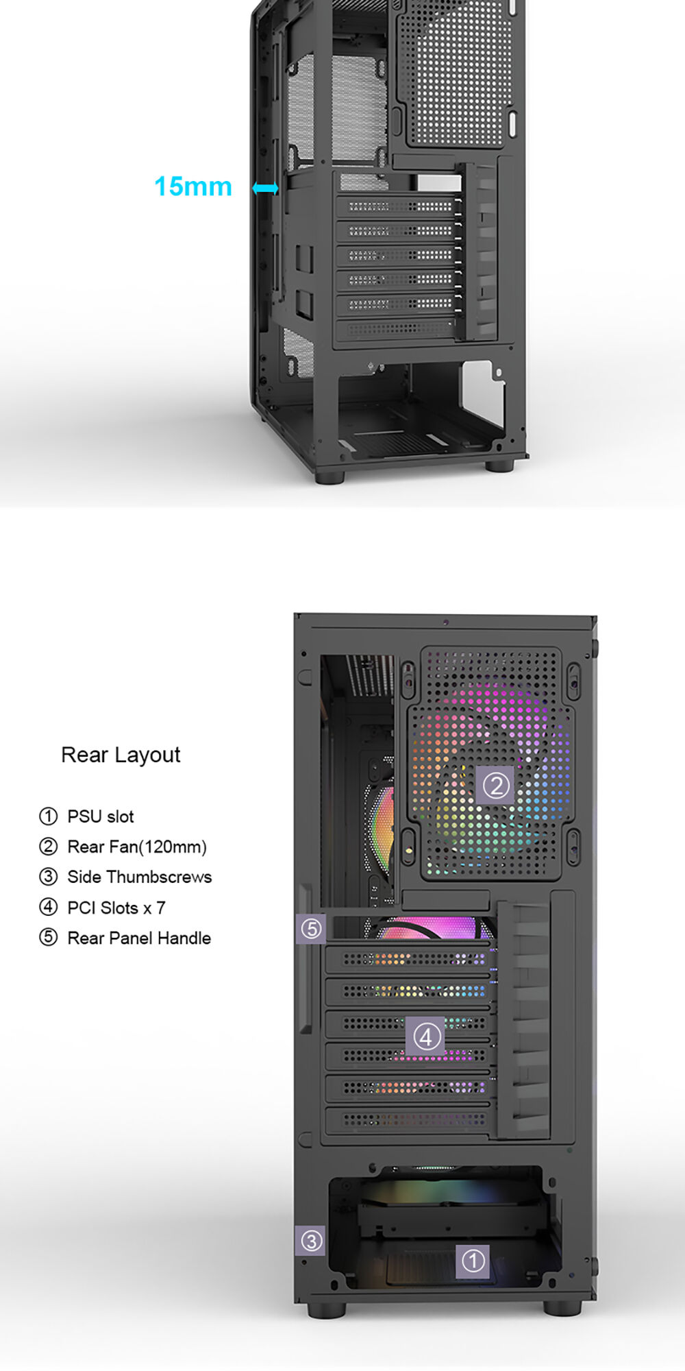 Factory 2024 Gamer Computer Case Support Rtx-3090 Pc Cases Customize ...