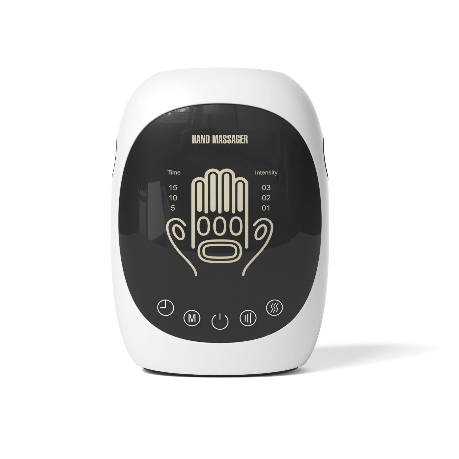 Electric Hand Palm Finger Massager With Air Pressure And Heat ...