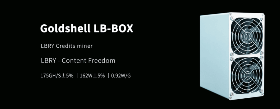 New Ggoldshell Lb-box 175gh/s 162w Low Consumption Jx - China Wholesale ...