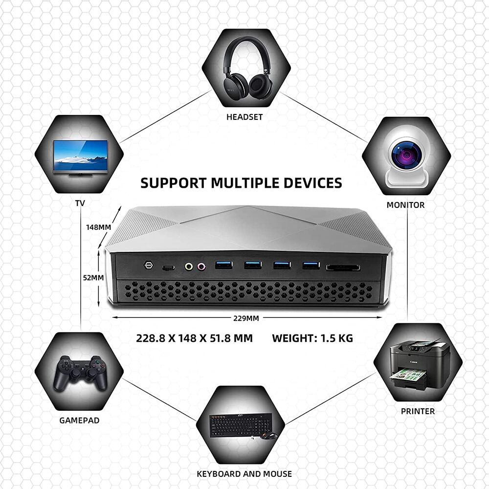 Small Pc Support Customization I7 12800h With Rtx3060 6gb Gpu,8gb Ddr4 ...