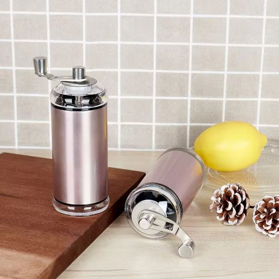 New Home Portable Coffee Grinder Hand-operated Powder Bean Mill ...