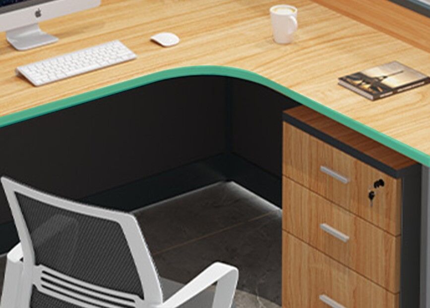 L-shaped Office Modern Workstation Desk/staff Computer Table - Buy ...