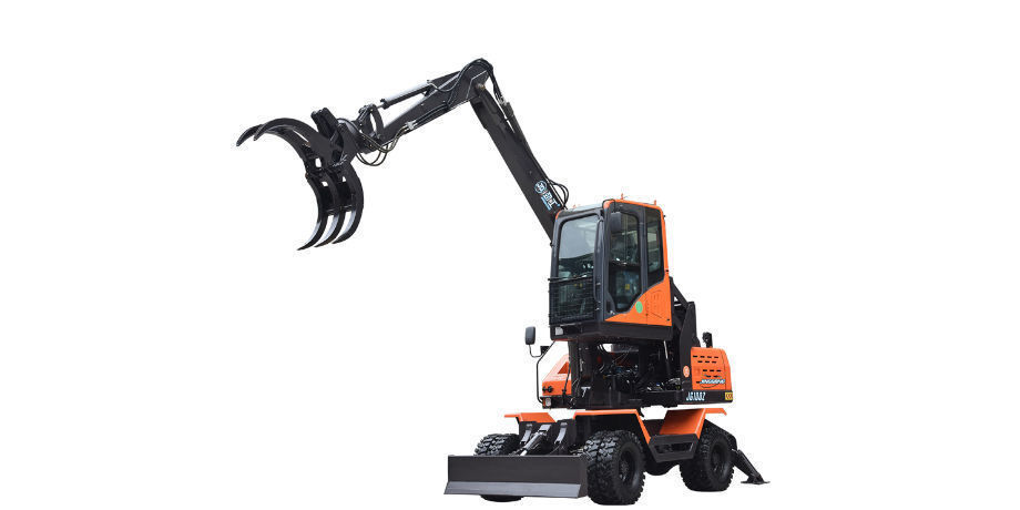 Jinggong Mechanical Wheel Grapple Excavator Grapple Machinery Is Used ...