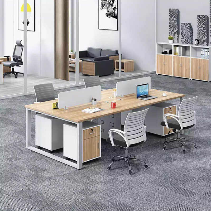 Modular Staff Desk Partitions With High Screen/computer Table For ...