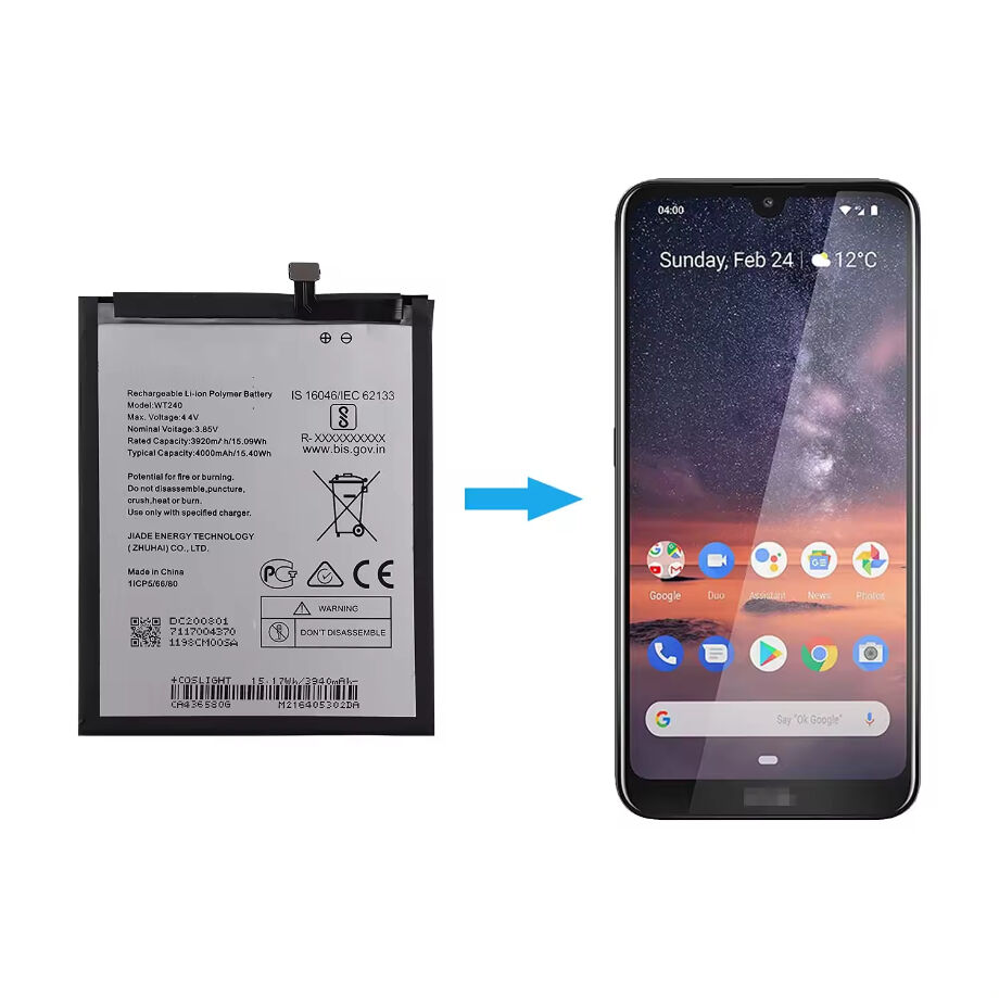 High Quanlity Oem/odm Mobile Phone Wt240 Built-in Battery For Nokia 3.2 ...