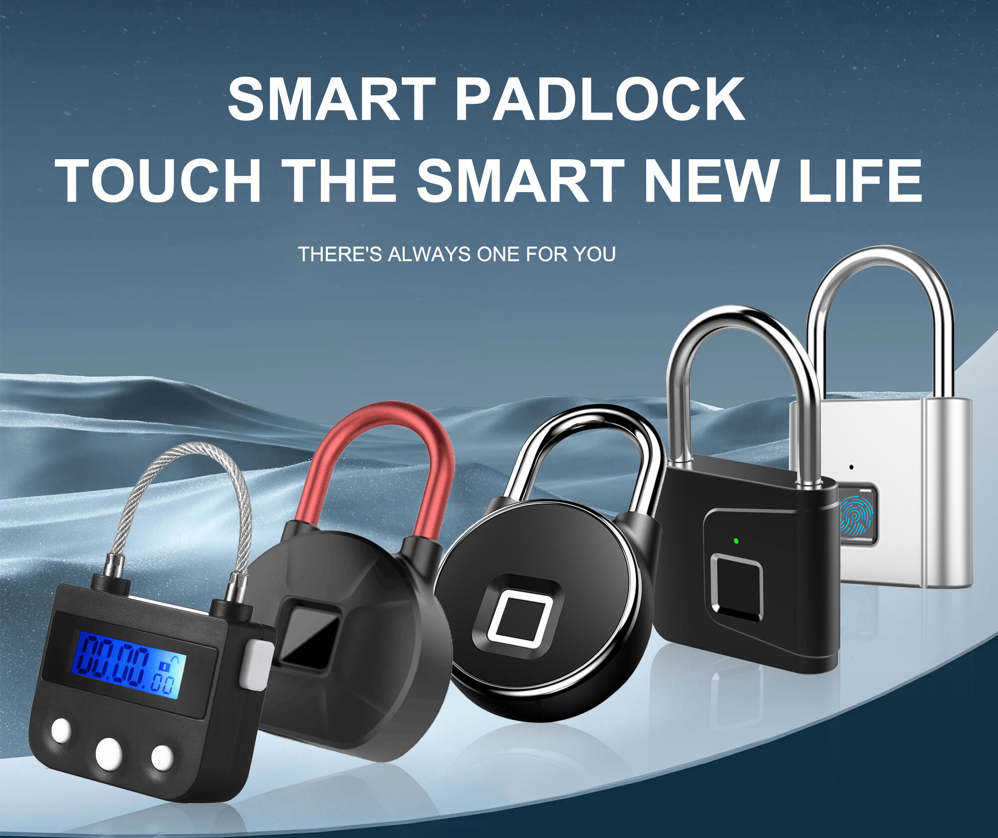 2024 Hot Sale High Security Waterproof Remote Unlock Keyless Padlock ...