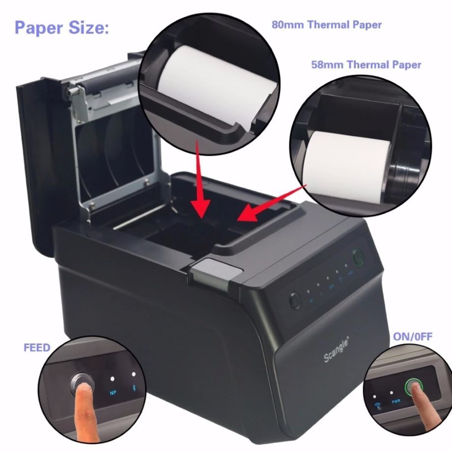 Scangle 80mm Thermal Receipt Printer With Autocutter - Expore China ...