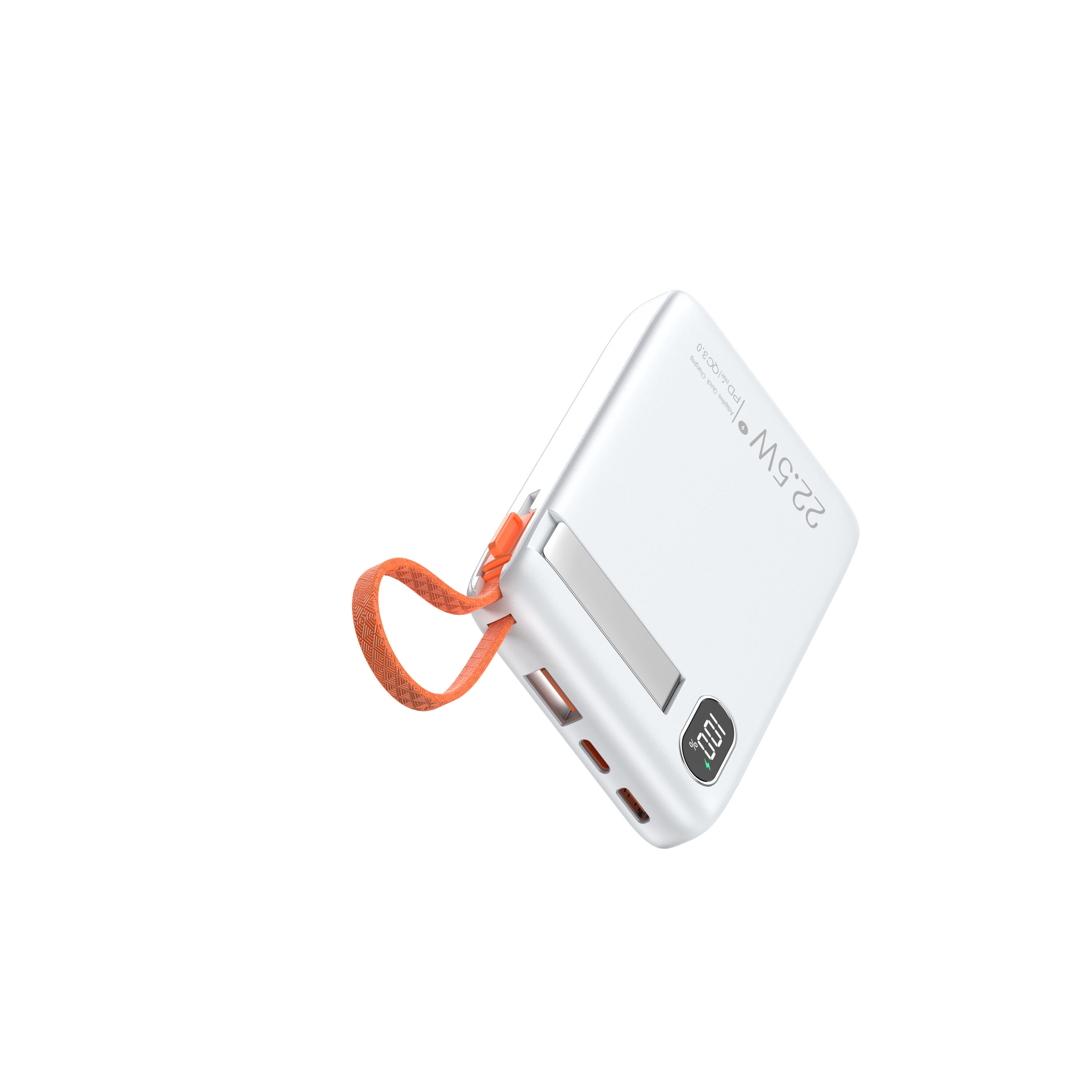 Factory Cheap 10000mah Capacity Power Bank Built In Cable Pd22.5w Fast ...