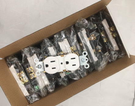 Us Standard 15a Home Electrical Wall Duplex Outlet Socket Ul Listed For ...