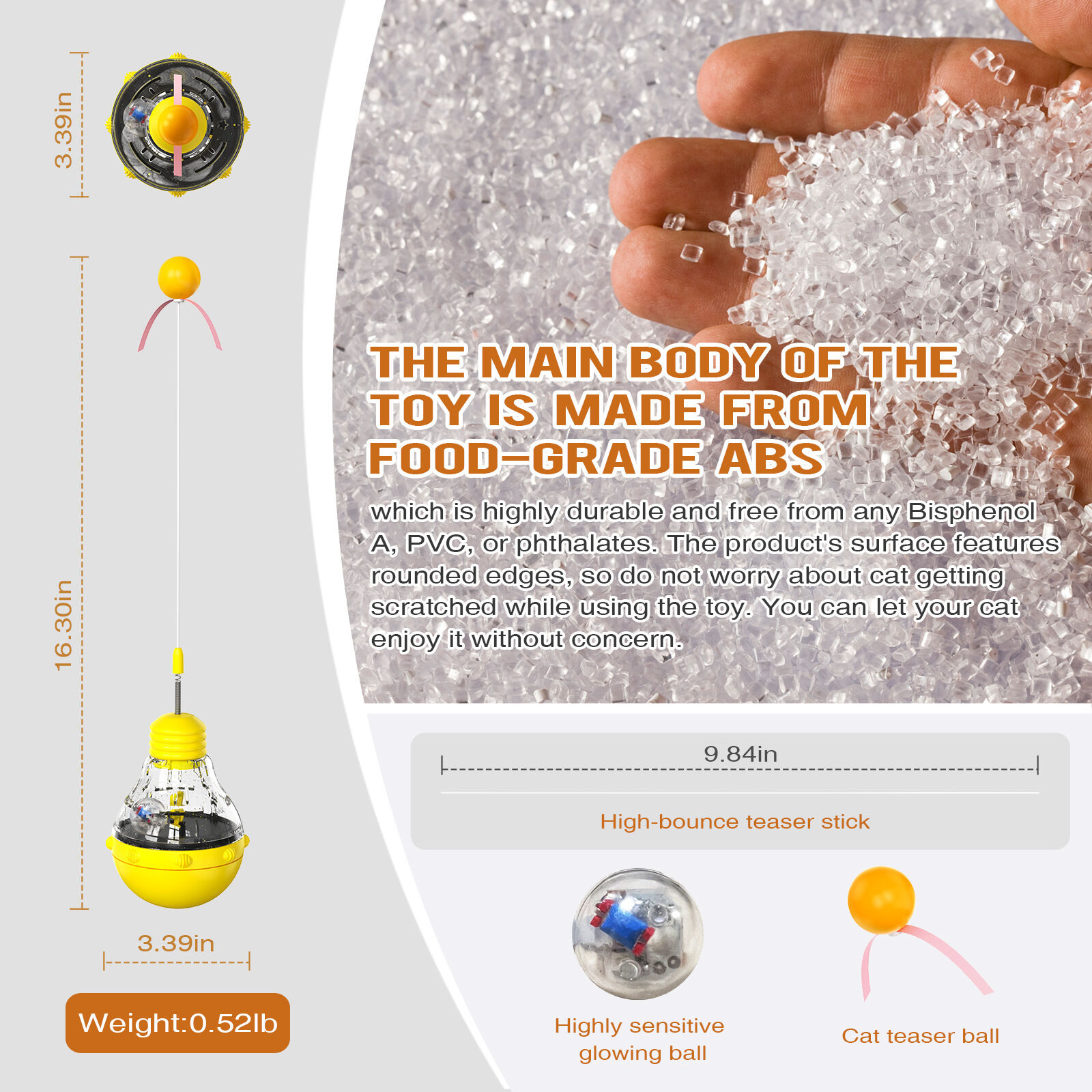 Buy China Wholesale Wholesale Pet Toy Interactive Cat Toy Cats Rotating ...