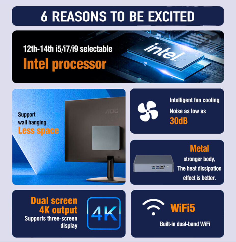 Share Factory Outlet L200 Pentium G7400 H610 Hd 2dp Type-c Ports Mini ...