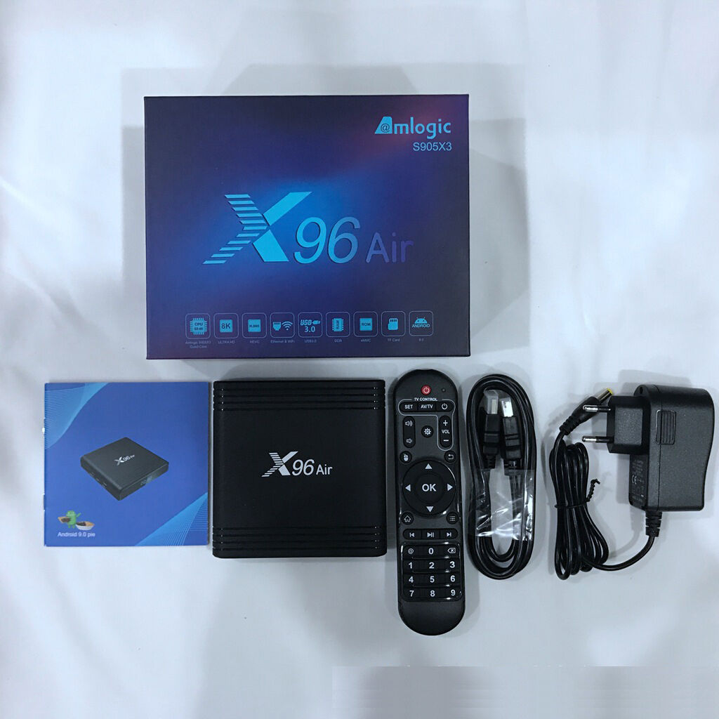 New Amlogic S905x3 Tv Box X96 Air 4+64g 4+32g Android 8k Tv Box 9.0 Set ...