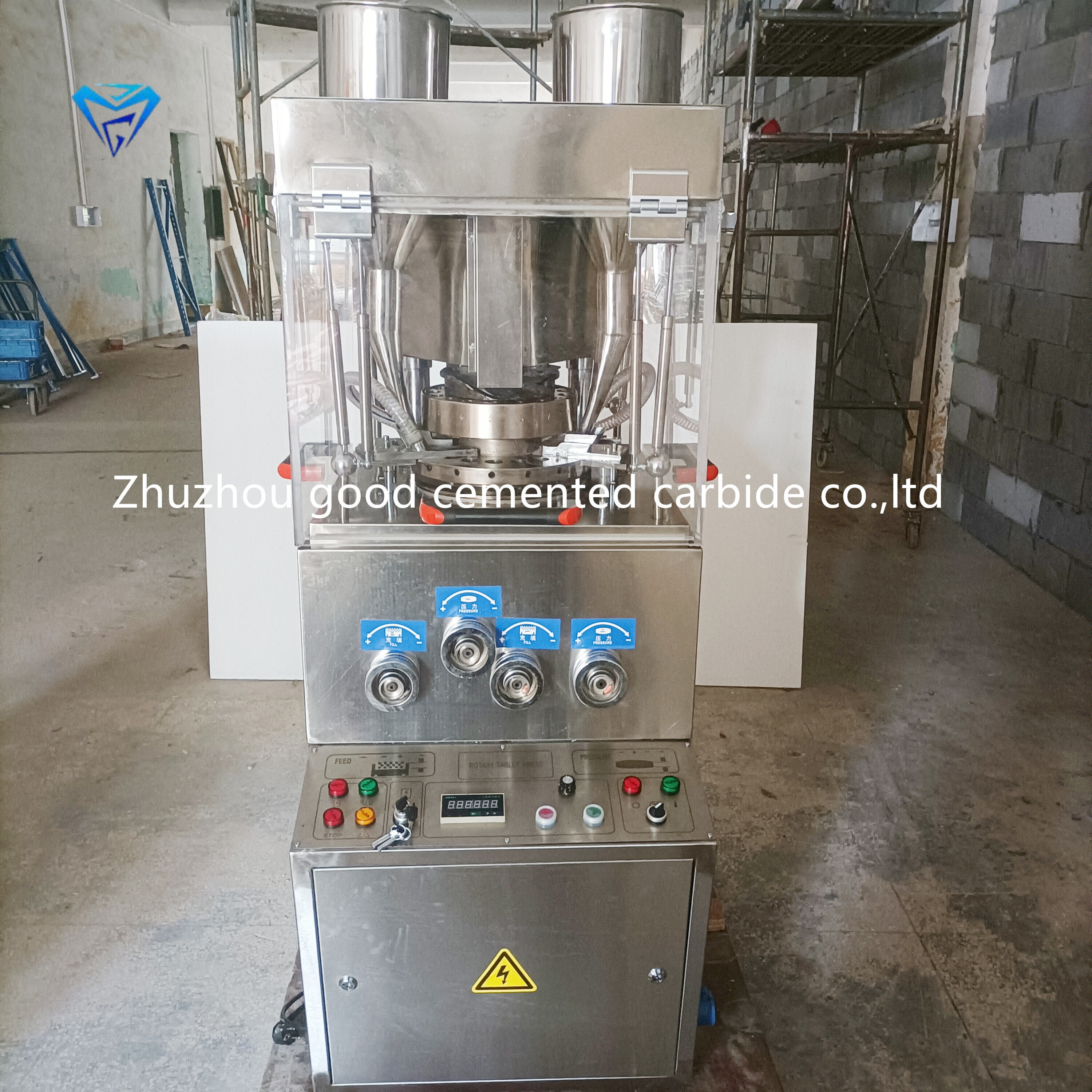 Zp17 Lab Pharmaceutical Equipment Large Diameter Tablet Press Machine ...