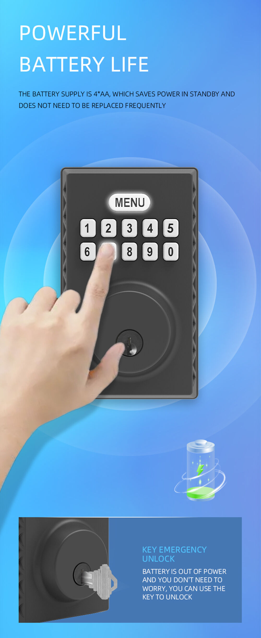 New Style Multi Function Security Digital Entry Door Lock Key Box ...