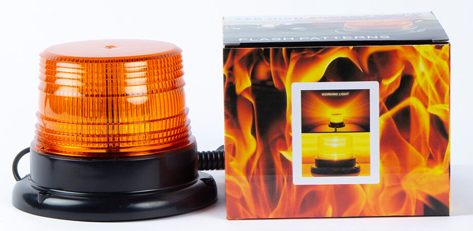 12v -80v Led Emergency Warning Light Flashing Beacon Lamp With Strong ...